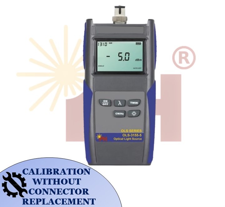 Optical Light Source Calibration Service Without Connector Replacement